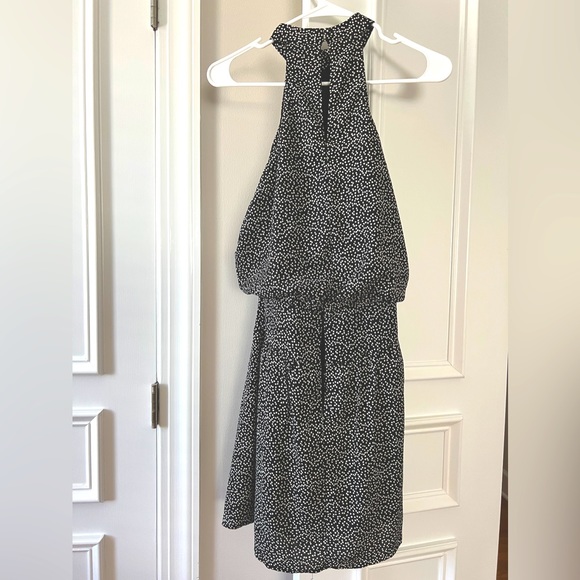 Pinch | Dresses | Pinch Small Halter Dress Black And White Hearts ...